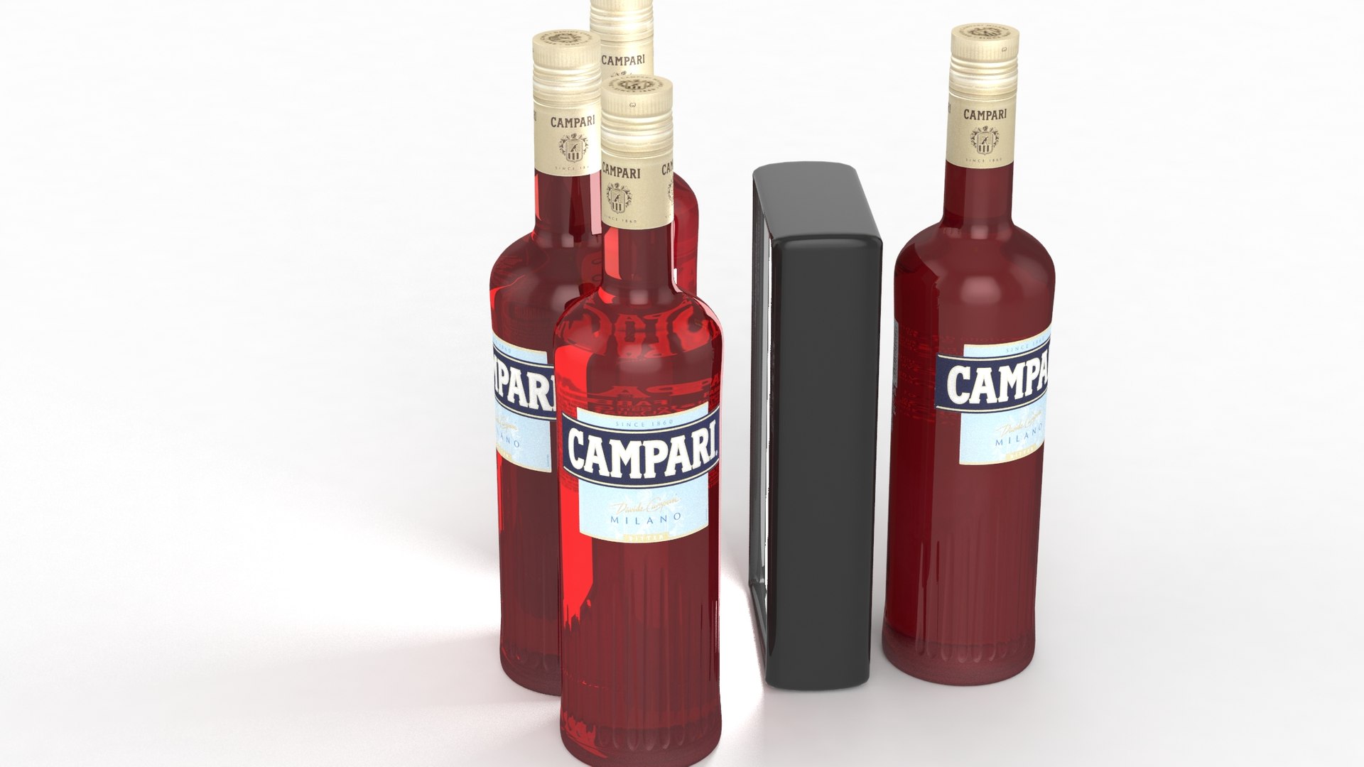 Alcohol Bottle Campari 700ml 2024 3D Model - TurboSquid 2250594