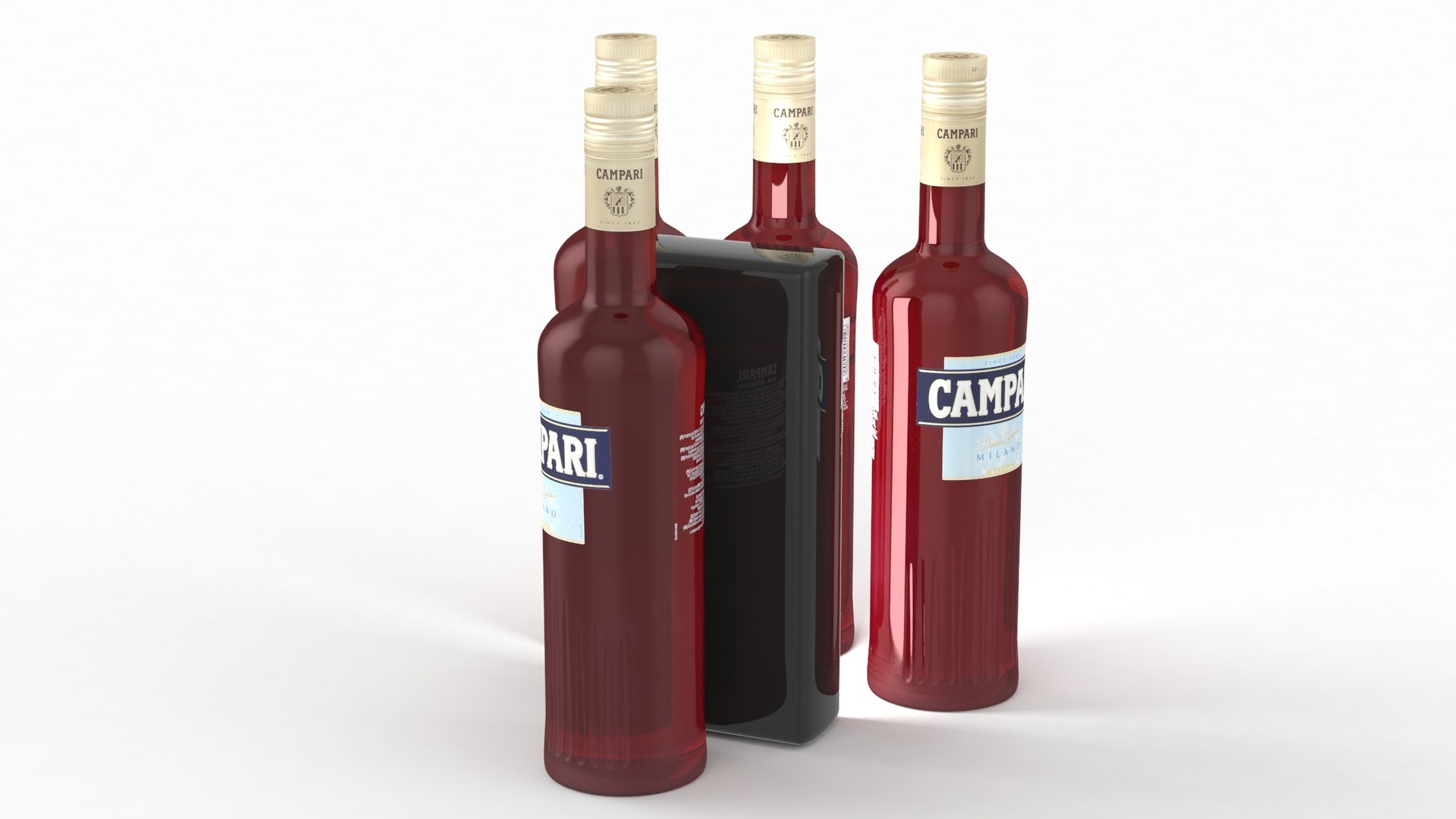 Alcohol Bottle Campari 700ml 2024 3D Model - TurboSquid 2250594