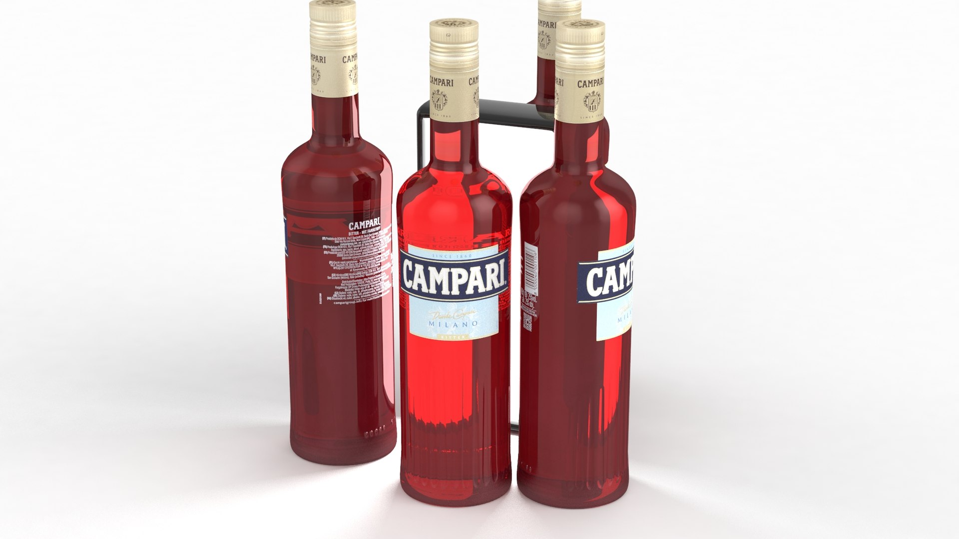 Alcohol Bottle Campari 700ml 2024 3D Model - TurboSquid 2250594