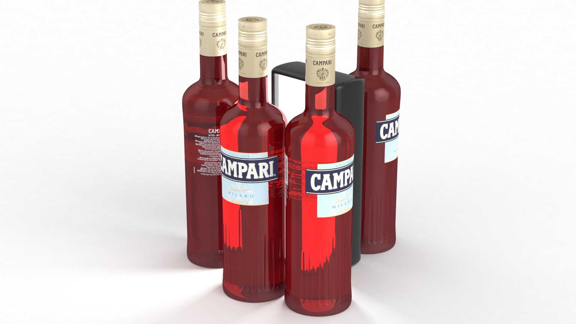 Alcohol Bottle Campari 700ml 2024 3D Model - TurboSquid 2250594