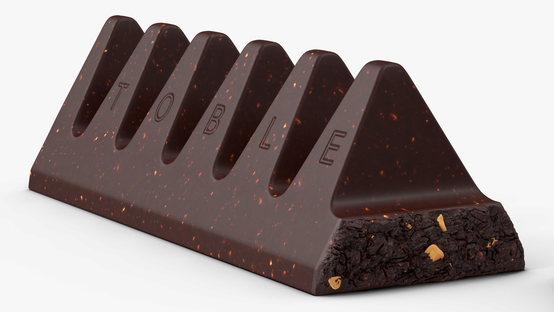 Toblerone Dark Chocolate Split Bar 3D - TurboSquid 1769336
