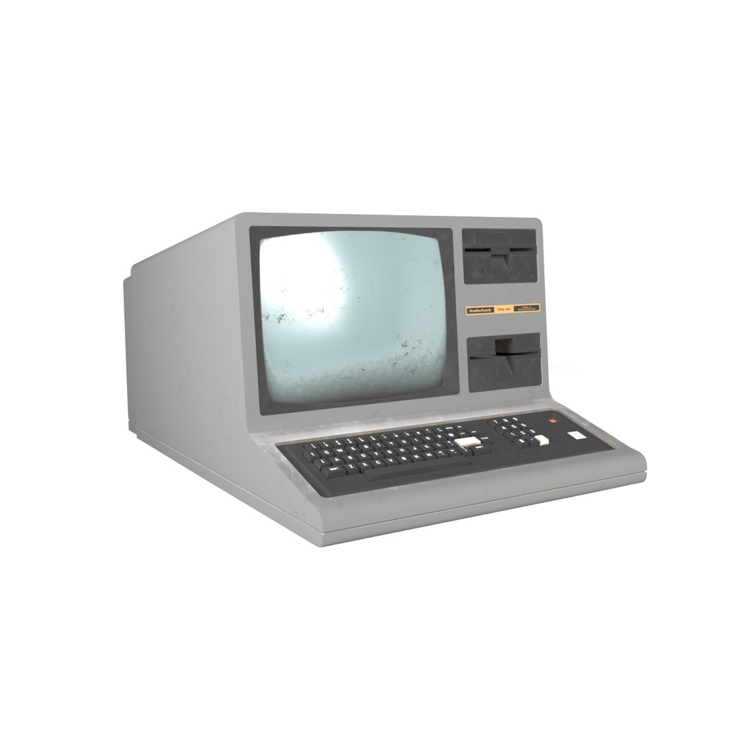 3D TRS-80 Computer Game Ready - TurboSquid 2188685