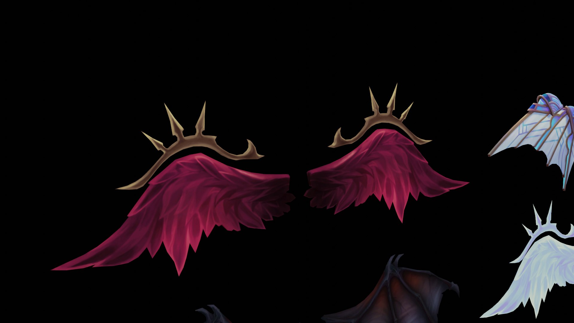 3D 4 Wings Pack For Games - TurboSquid 1960530