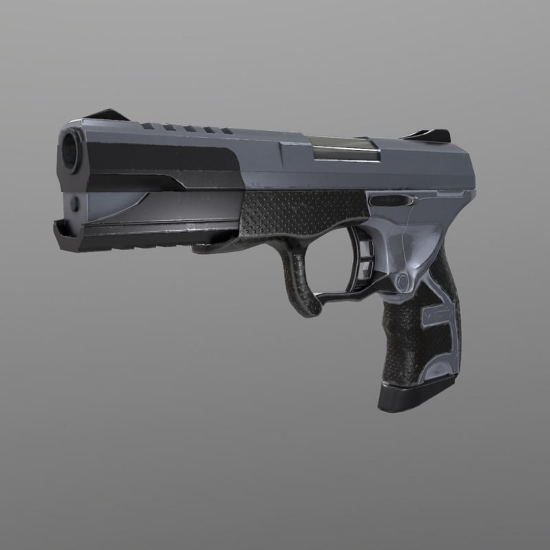 3D Gun Modeled Real Model - TurboSquid 1268759