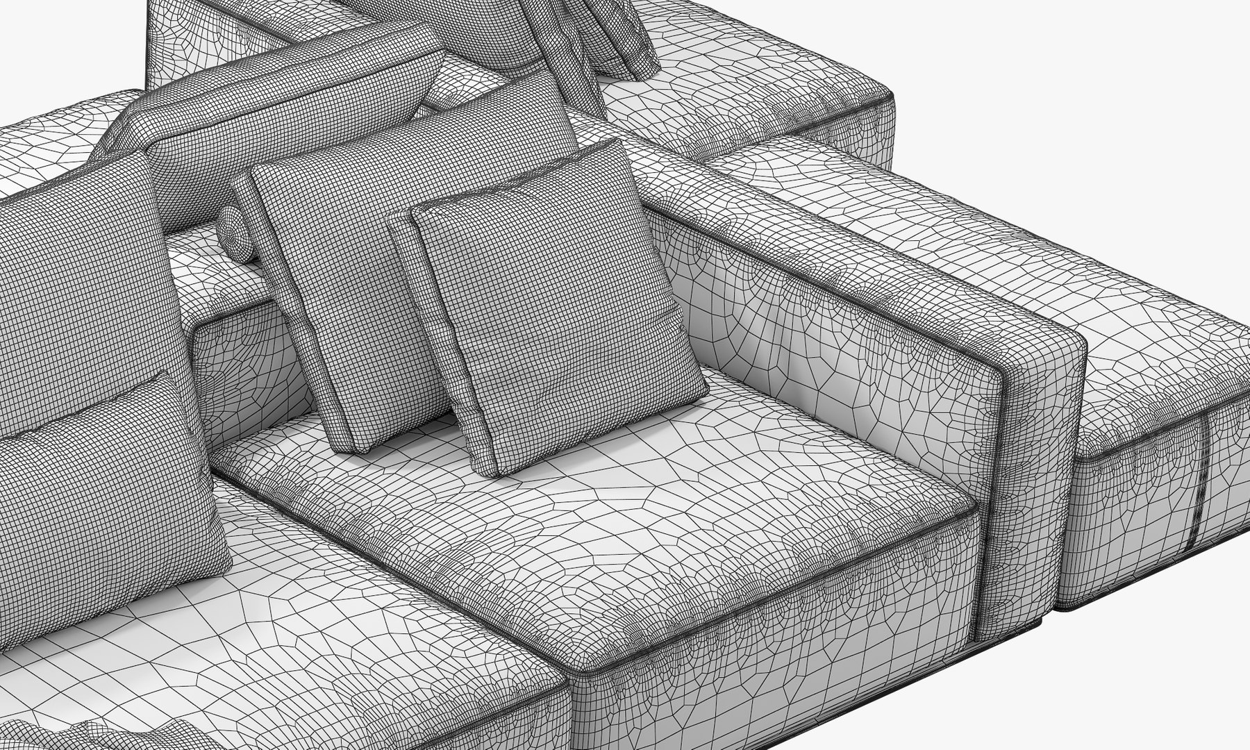 3D Poliform Westside Sofa Set 1 - TurboSquid 2123307