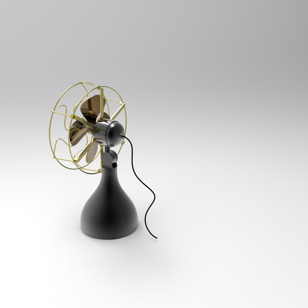 3D table fan using catiav5 - TurboSquid 1598240