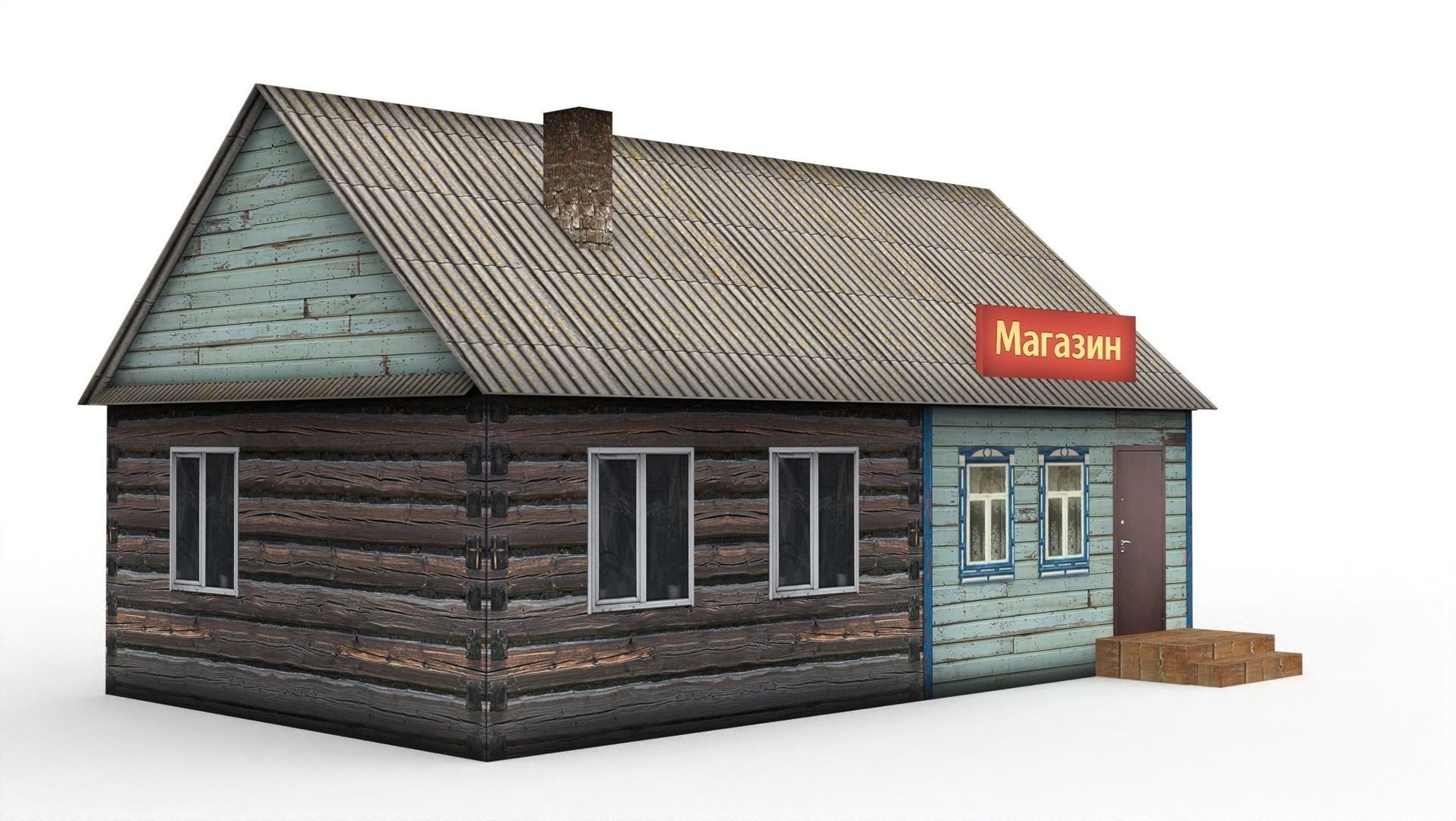 Village shop 3D model - TurboSquid 1714819