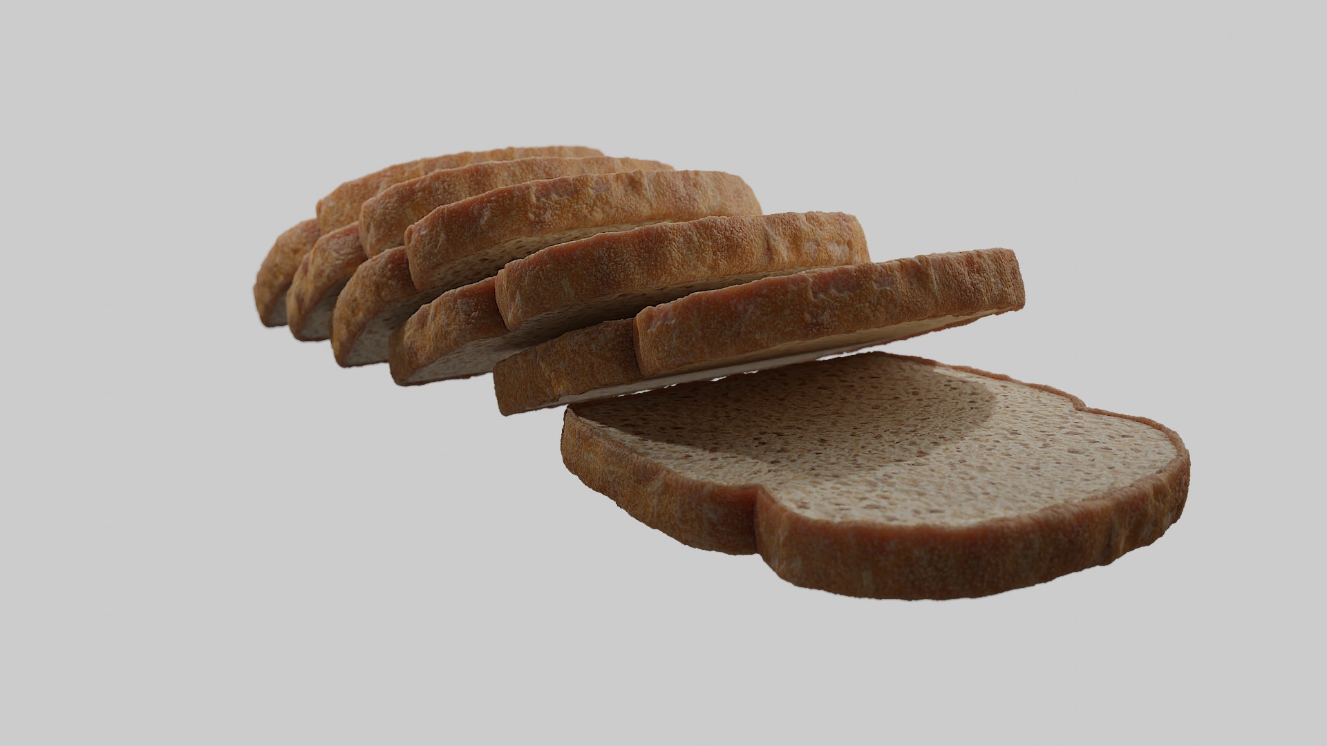 Loaves Bread 3D Model - TurboSquid 1832159