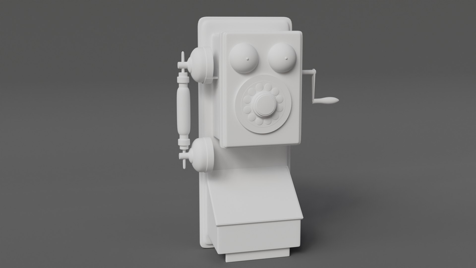 Wooden Antique Phone 3D model - TurboSquid 1996247