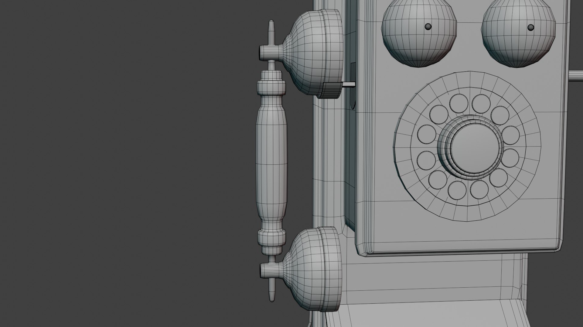 Wooden Antique Phone 3D model - TurboSquid 1996247