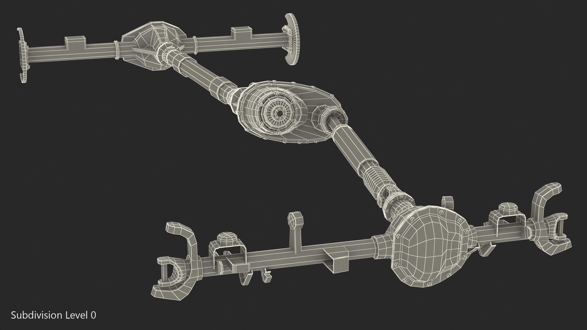 3D 4wd chassis model - TurboSquid 1464064