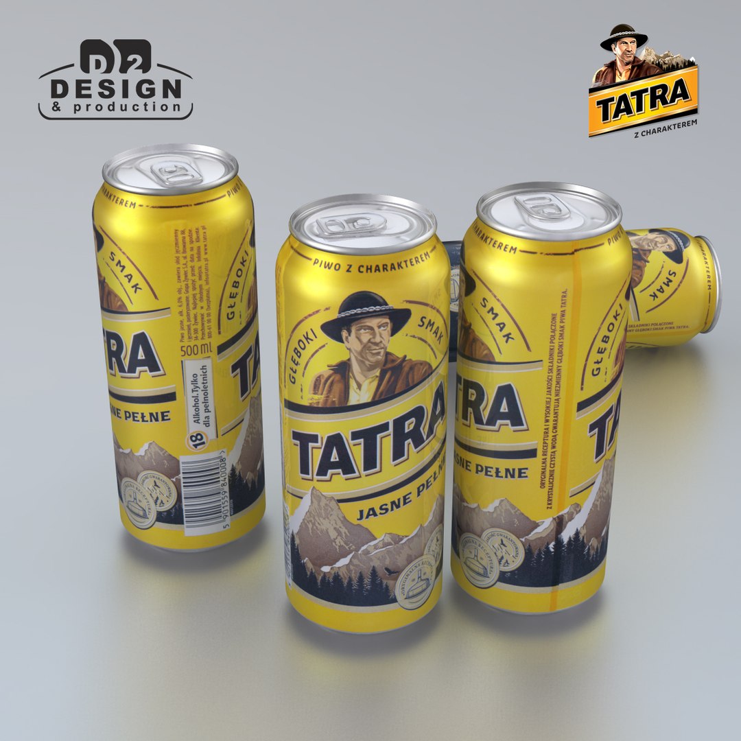 Beer Tatra 3d Max