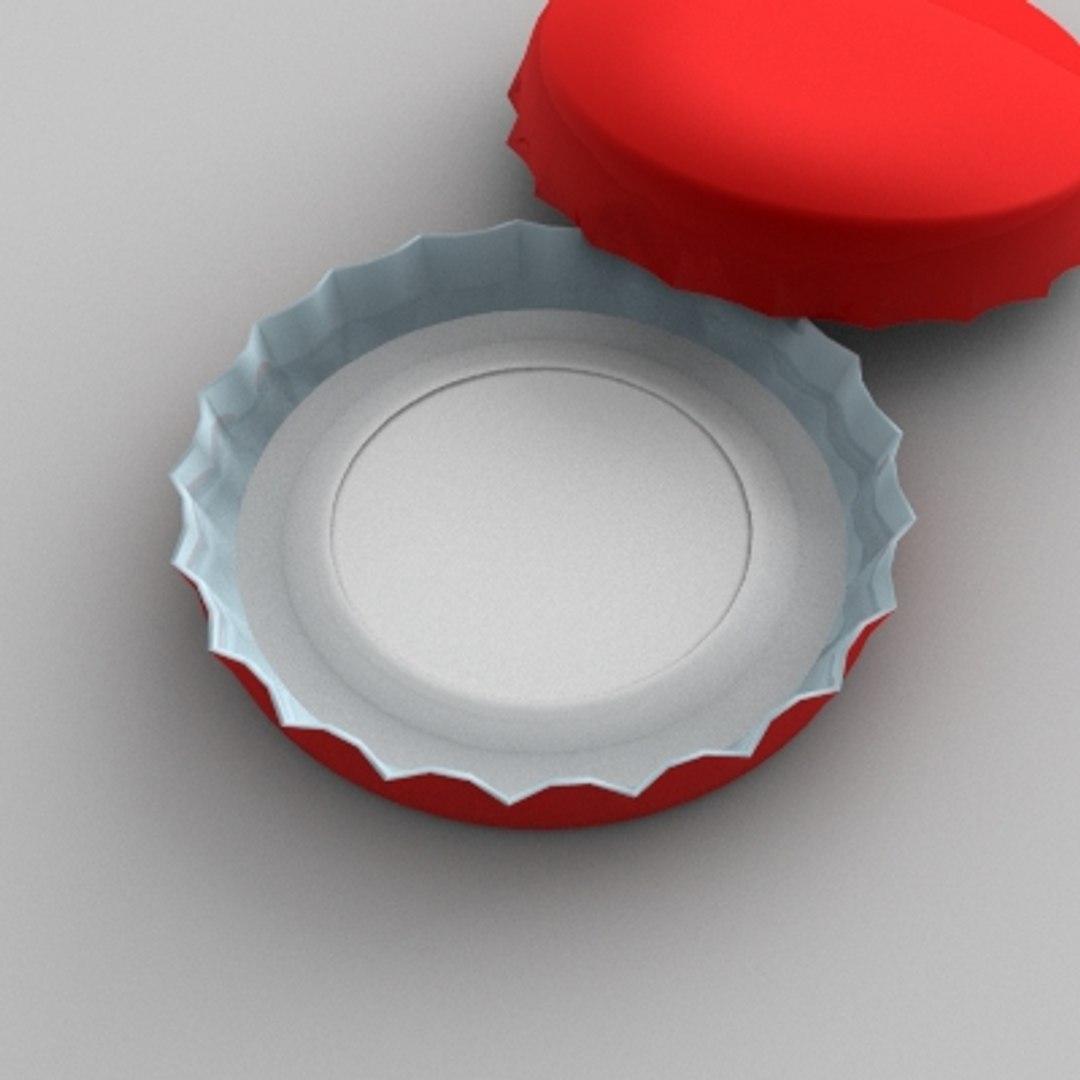 bottle cap 3d model