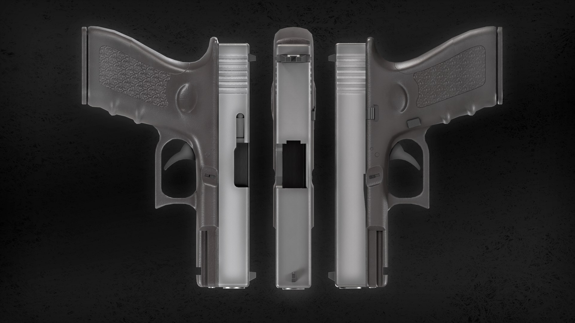 3D Glock Model Model - TurboSquid 2018749