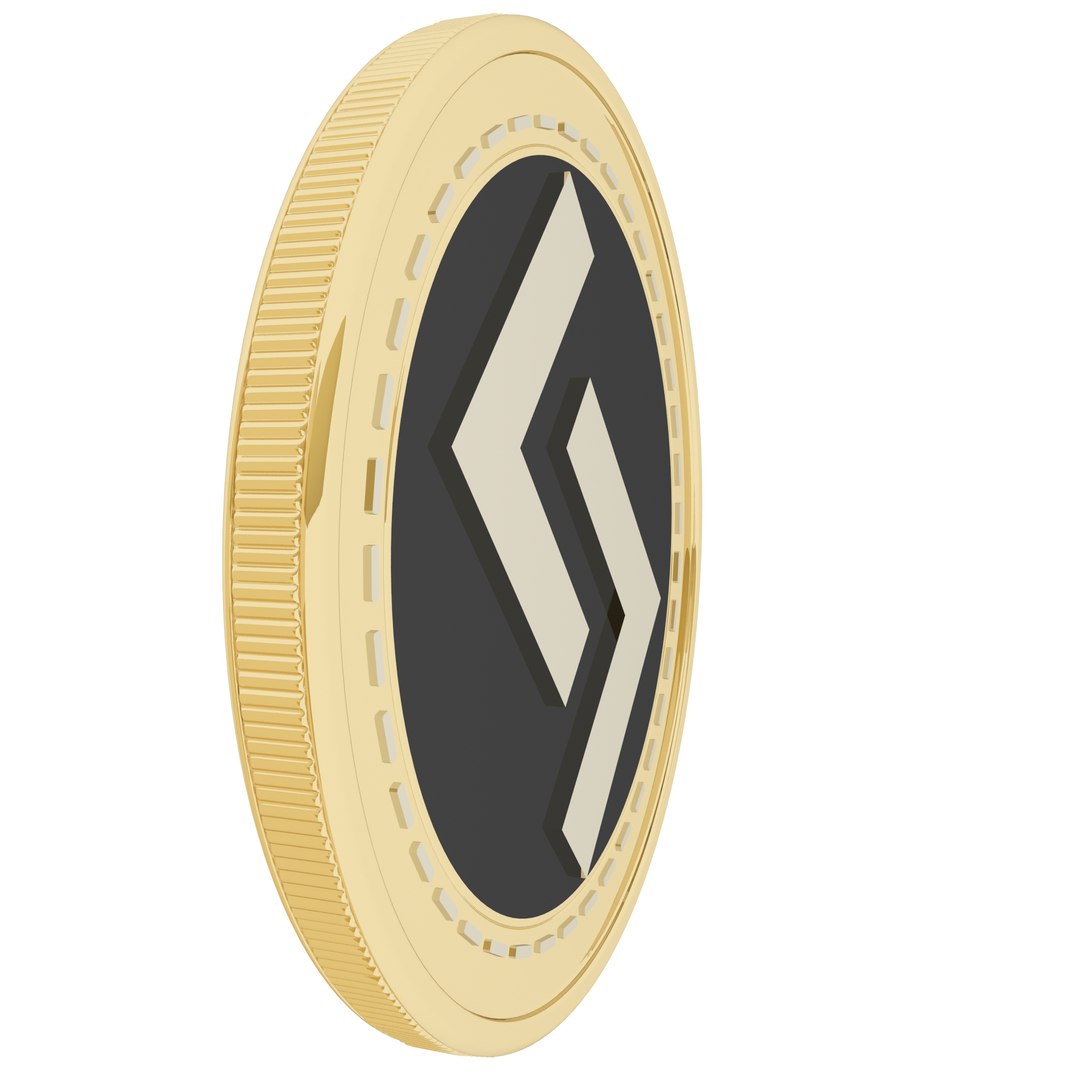 3D Loki Cryptocurrency Gold Coin Model - TurboSquid 1857123