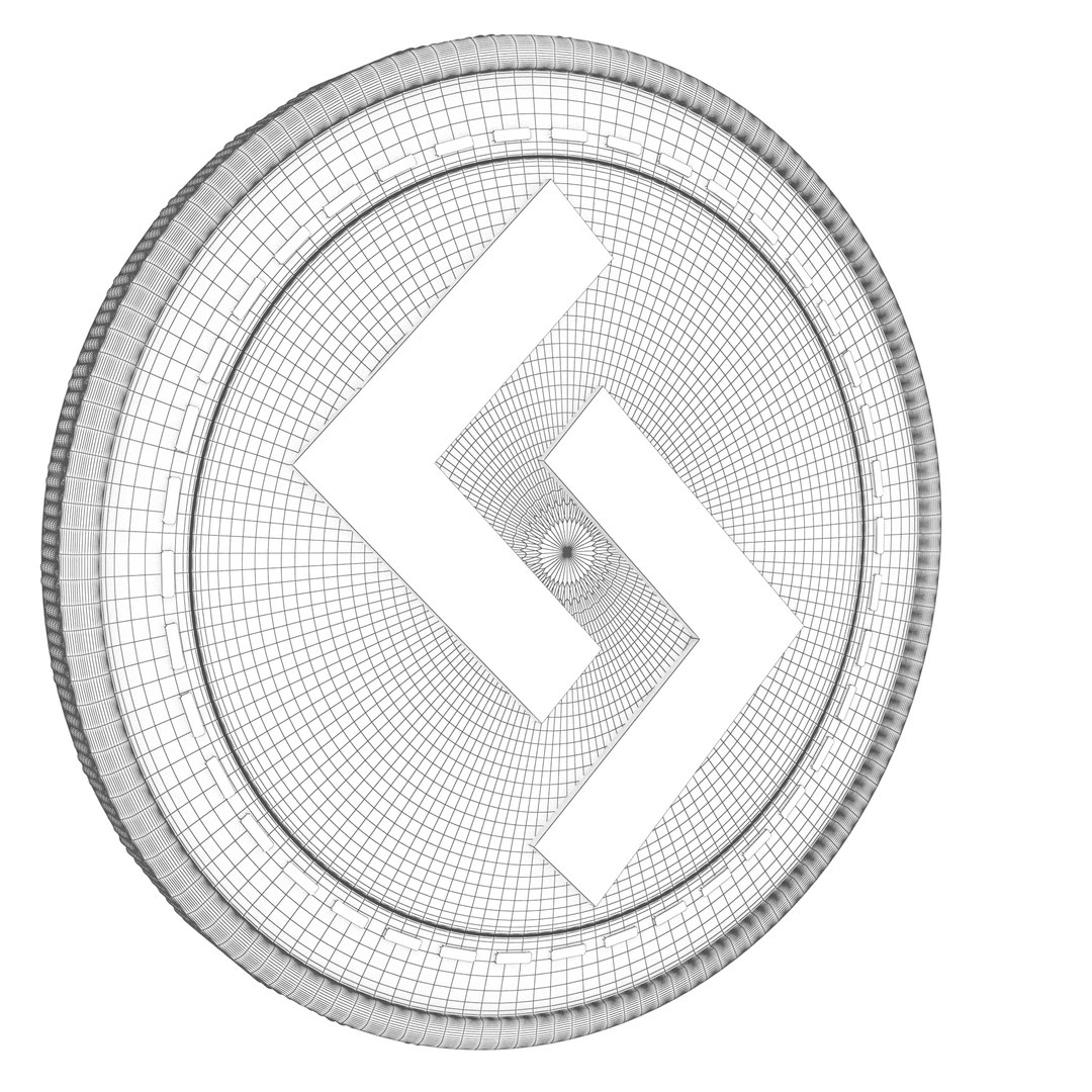 3D Loki Cryptocurrency Gold Coin model - TurboSquid 1857123
