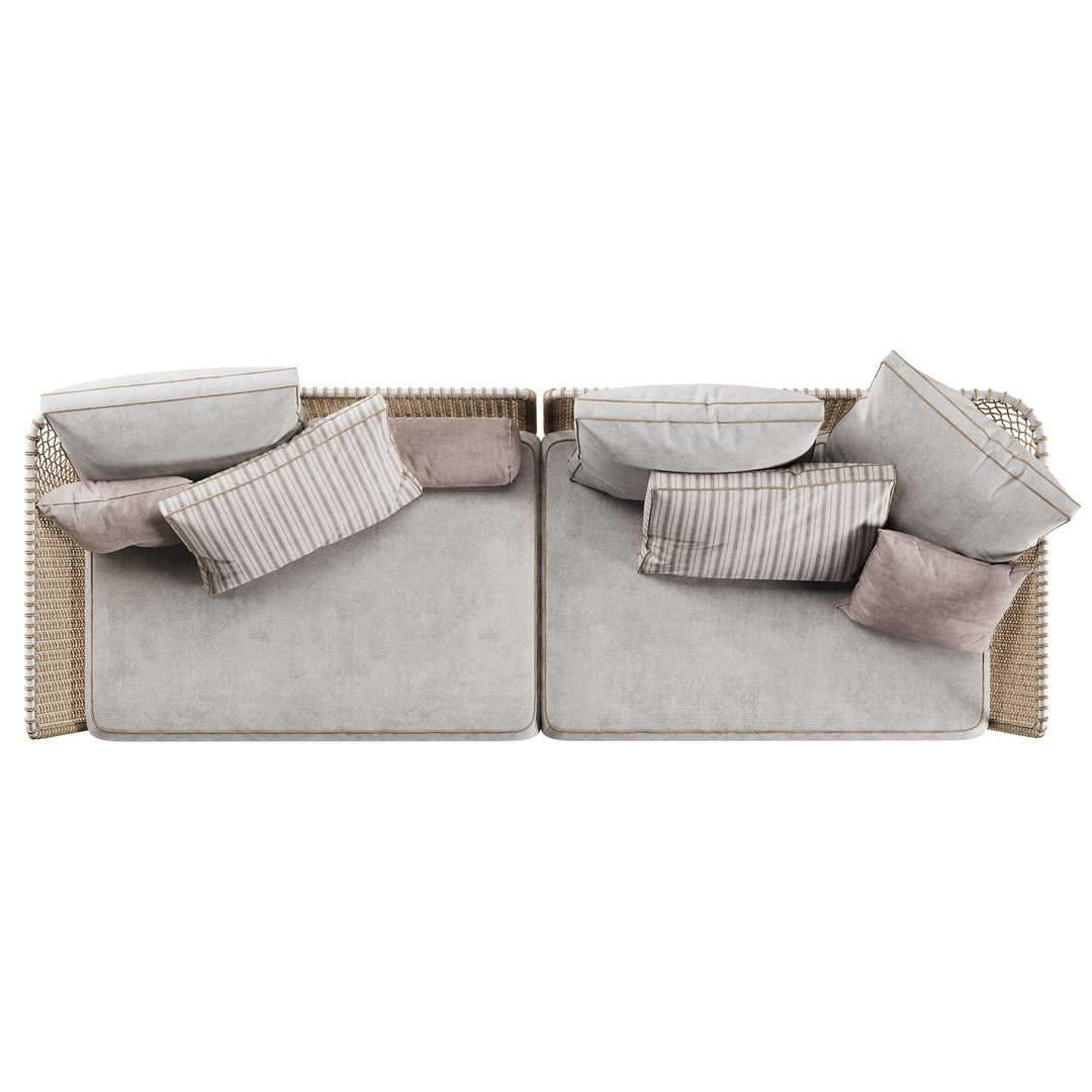 Flexform Oasis Sofa 1 3D Model - TurboSquid 2285363