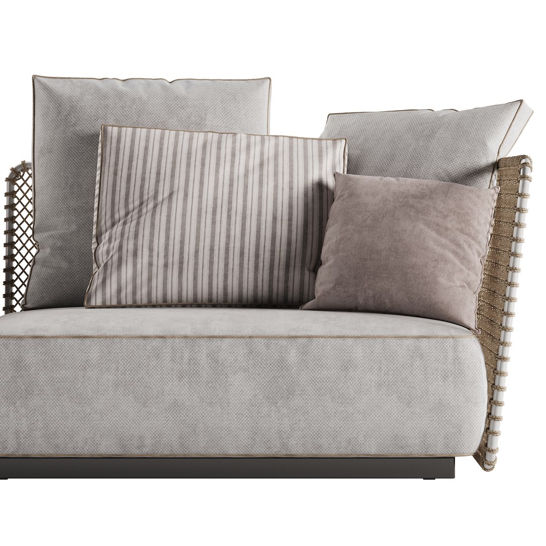 Flexform Oasis Sofa 1 3D Model - TurboSquid 2285363