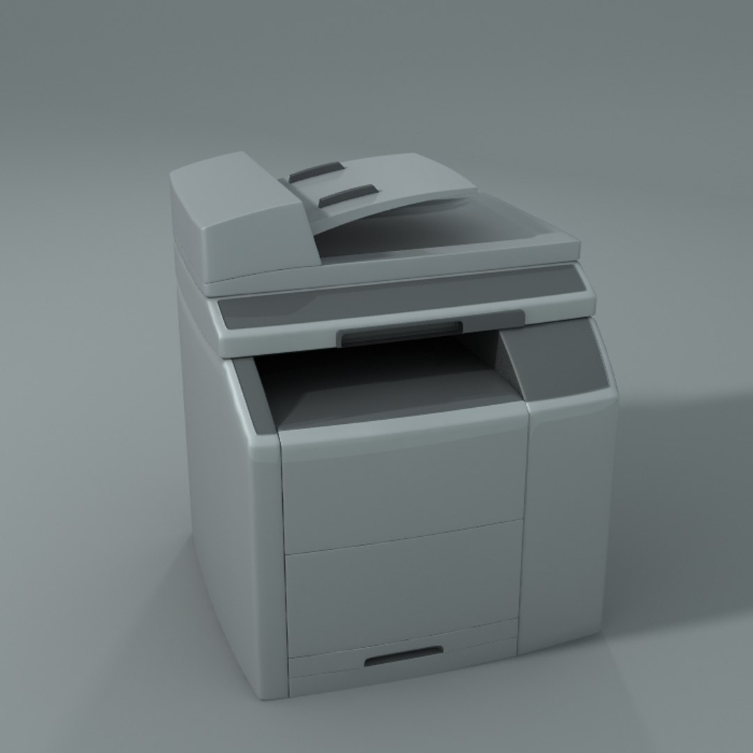 Hp Printer 3d Model
