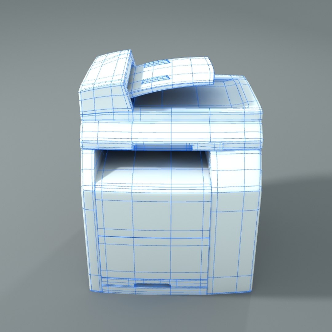 Hp Printer 3d Model