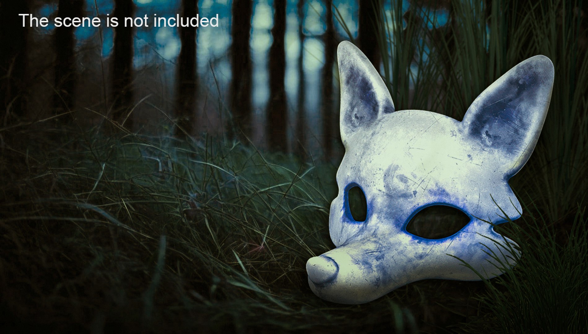 Fox Mask Plaster Model - TurboSquid 2248723