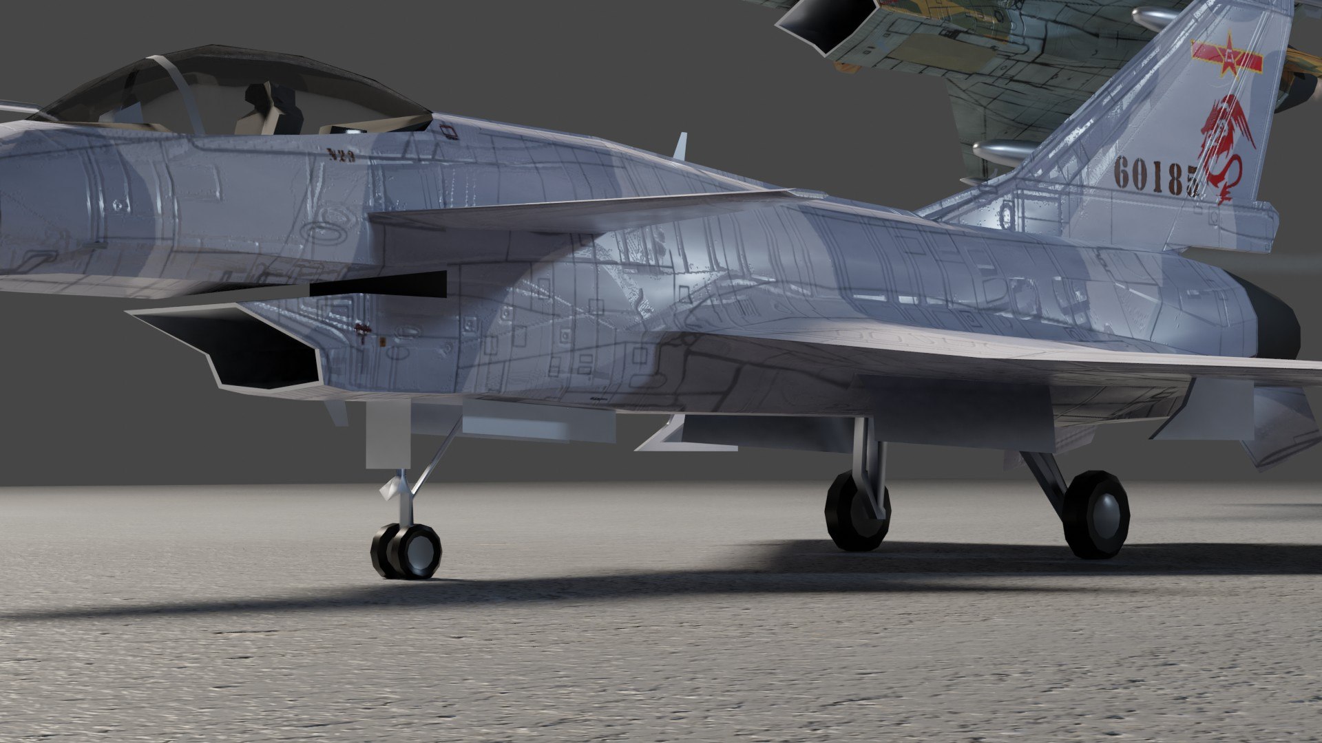 3D Chengdu J-10 Vigorous Dragon Lowpoly Jet Fighter - TurboSquid 1872495
