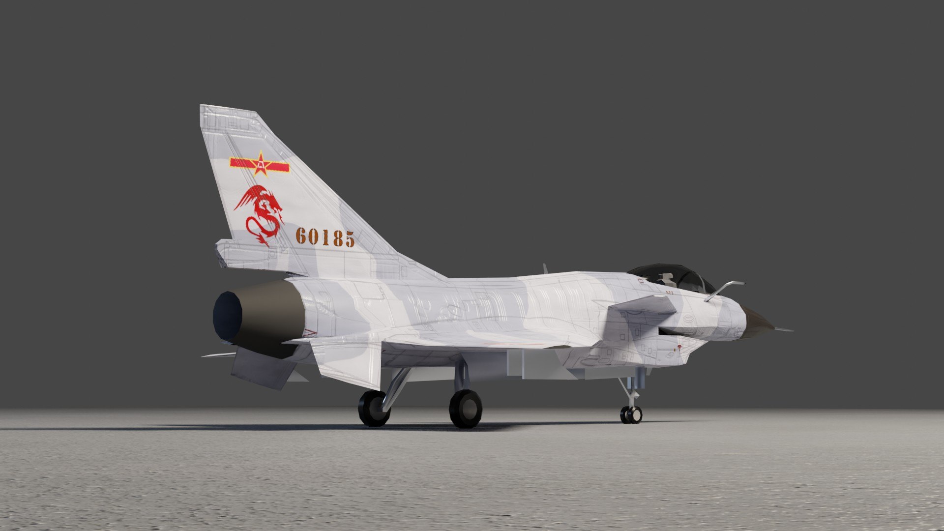 3D Chengdu J-10 Vigorous Dragon Lowpoly Jet Fighter - TurboSquid 1872495