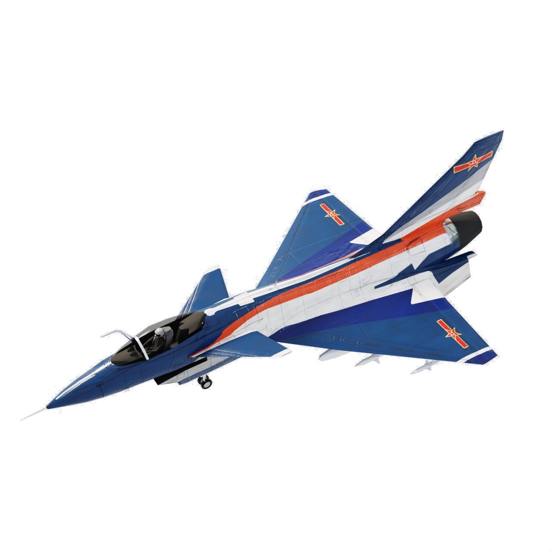 3D Chengdu J-10 Vigorous Dragon Lowpoly Jet Fighter - TurboSquid 1872495