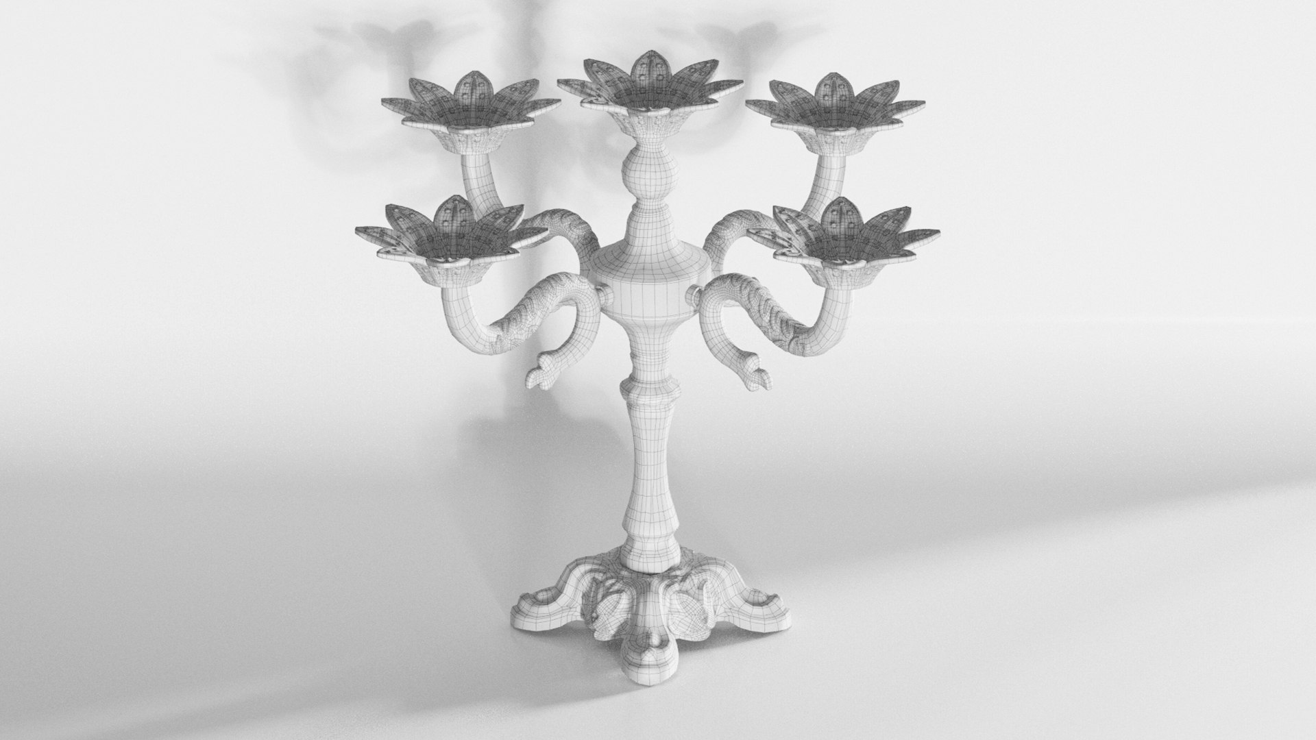 Candlestick Antique 3D Model - TurboSquid 2023859