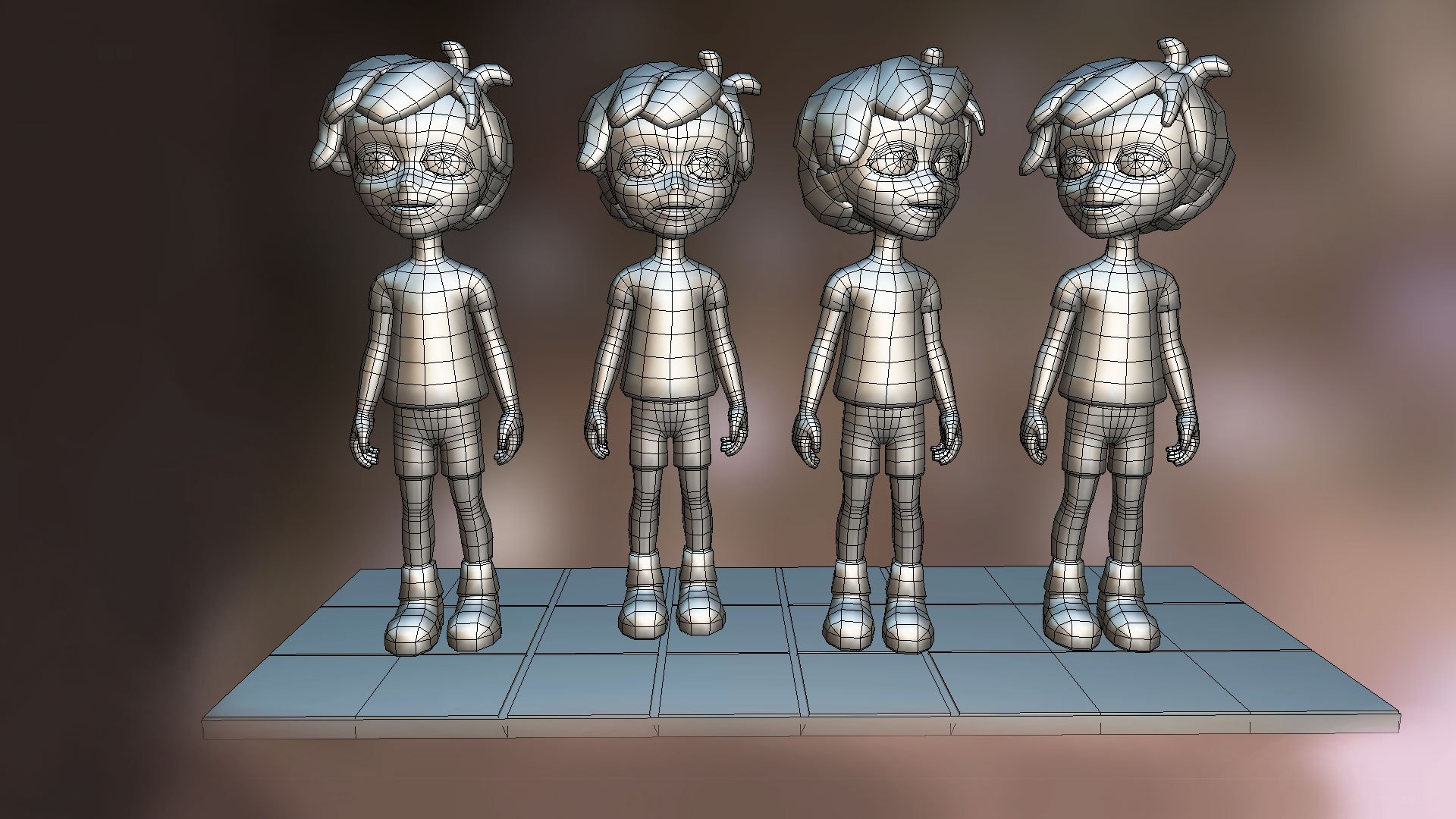 3D Kids Low Poly - TurboSquid 1832032
