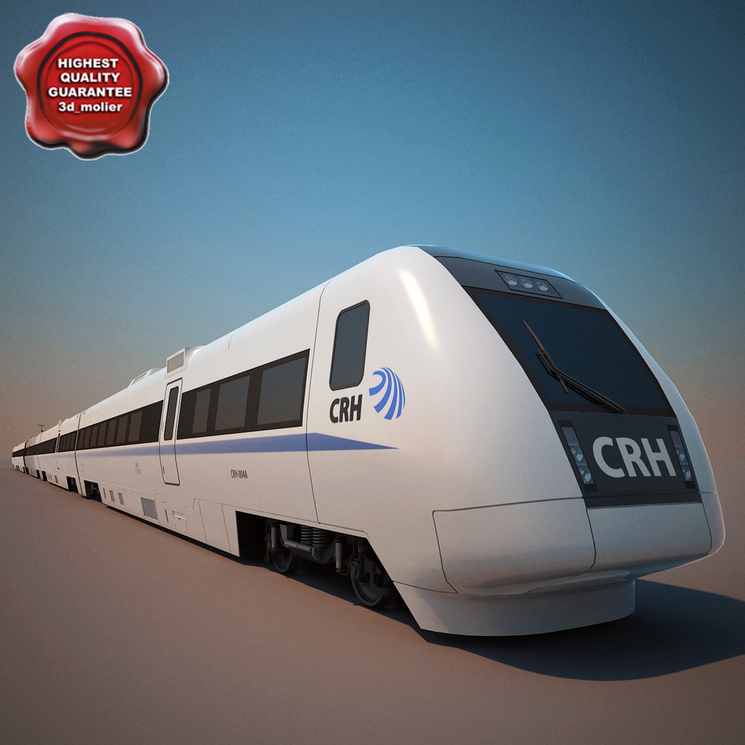 3d High-speed Trains V2 Model