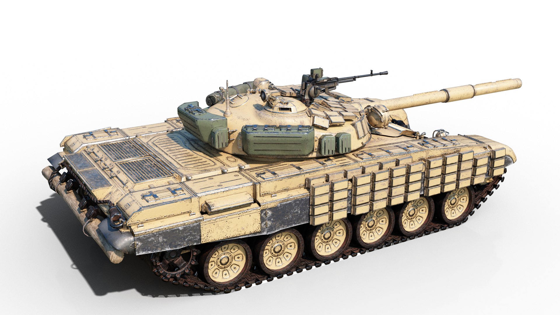 2 Coatings T-72 Main Battle Tank T72AV MBT 3D - TurboSquid 2398414