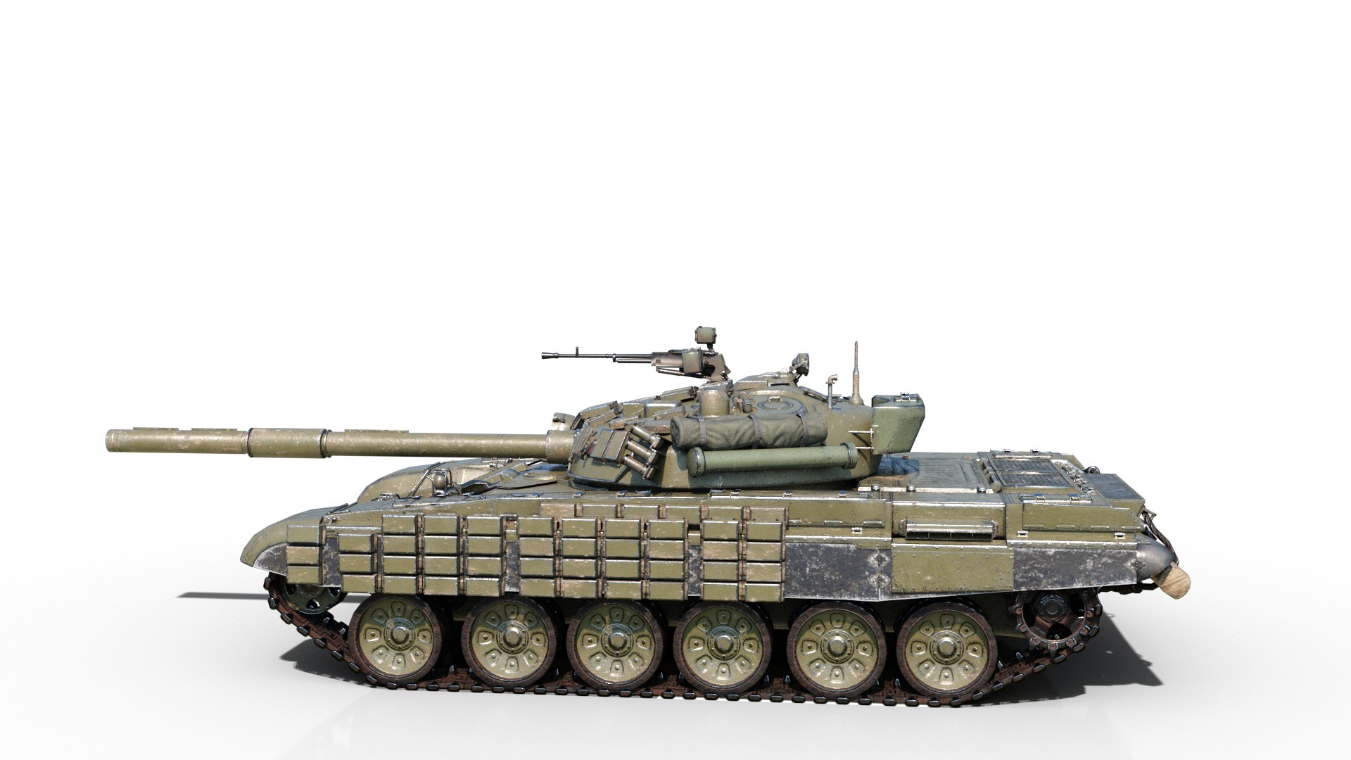 2 Coatings T-72 Main Battle Tank T72AV MBT 3D - TurboSquid 2398414