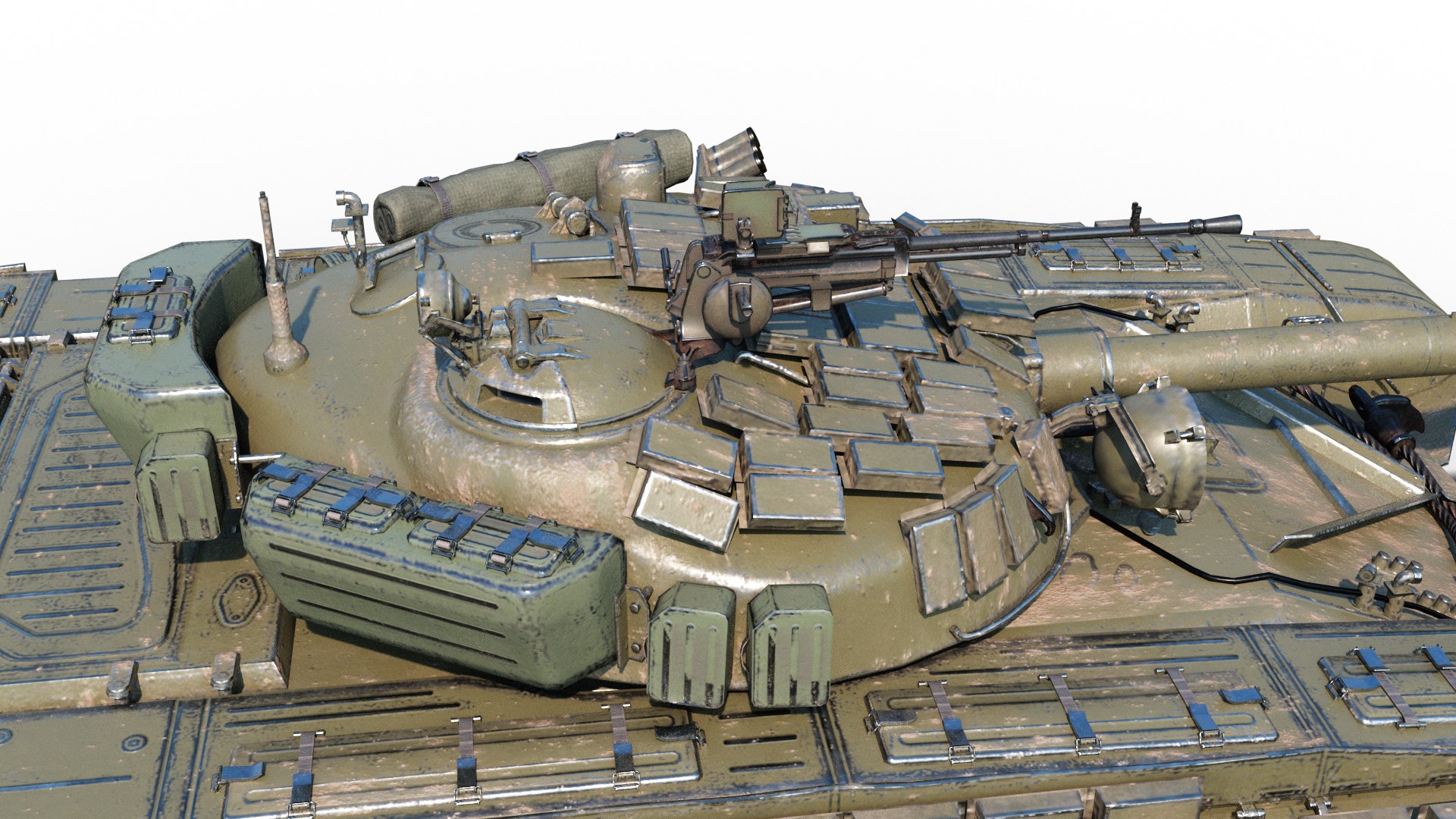 2 Coatings T-72 Main Battle Tank T72AV MBT 3D - TurboSquid 2398414