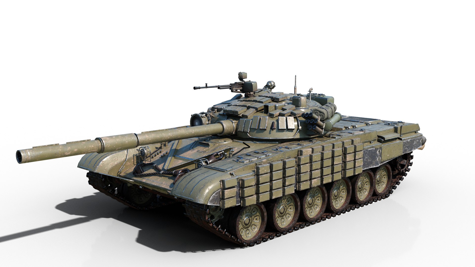 2 Coatings T-72 Main Battle Tank T72AV MBT 3D - TurboSquid 2398414