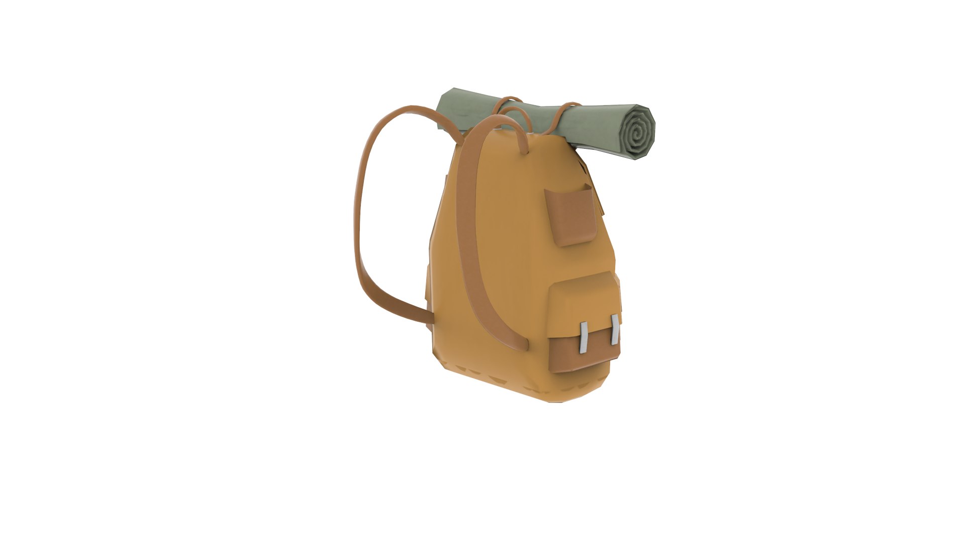 Backpack 3D Low Poly model - TurboSquid 2128364