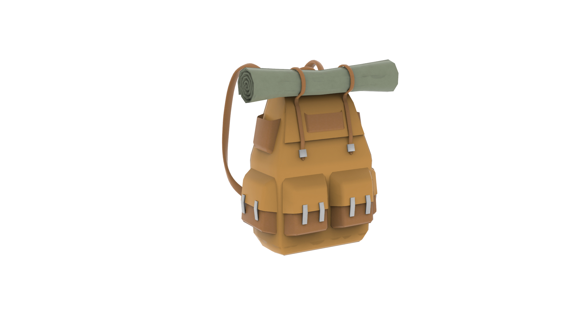 Backpack 3D Low Poly model - TurboSquid 2128364