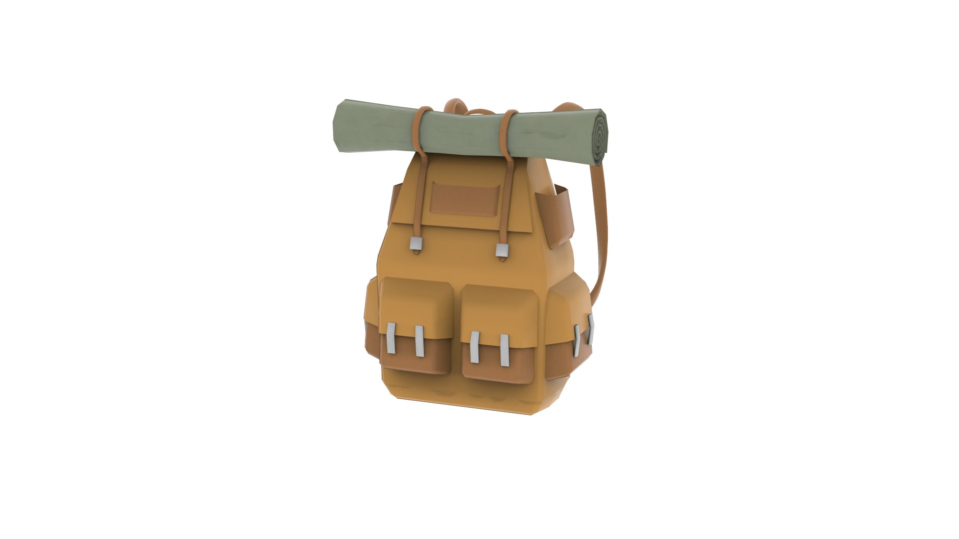 Backpack 3D Low Poly model - TurboSquid 2128364