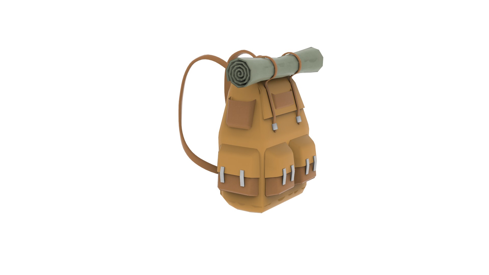 Backpack 3D Low Poly model - TurboSquid 2128364