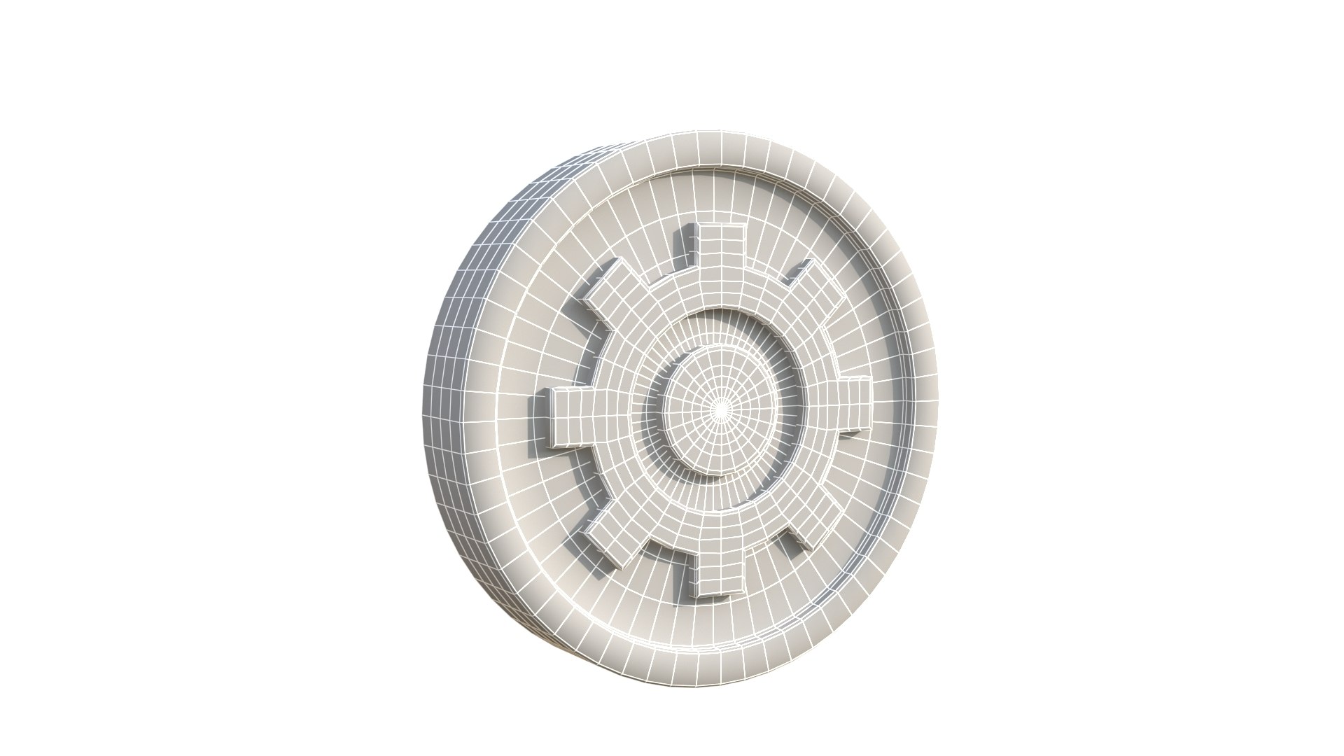 3D Model Gear Coin - TurboSquid 2290515