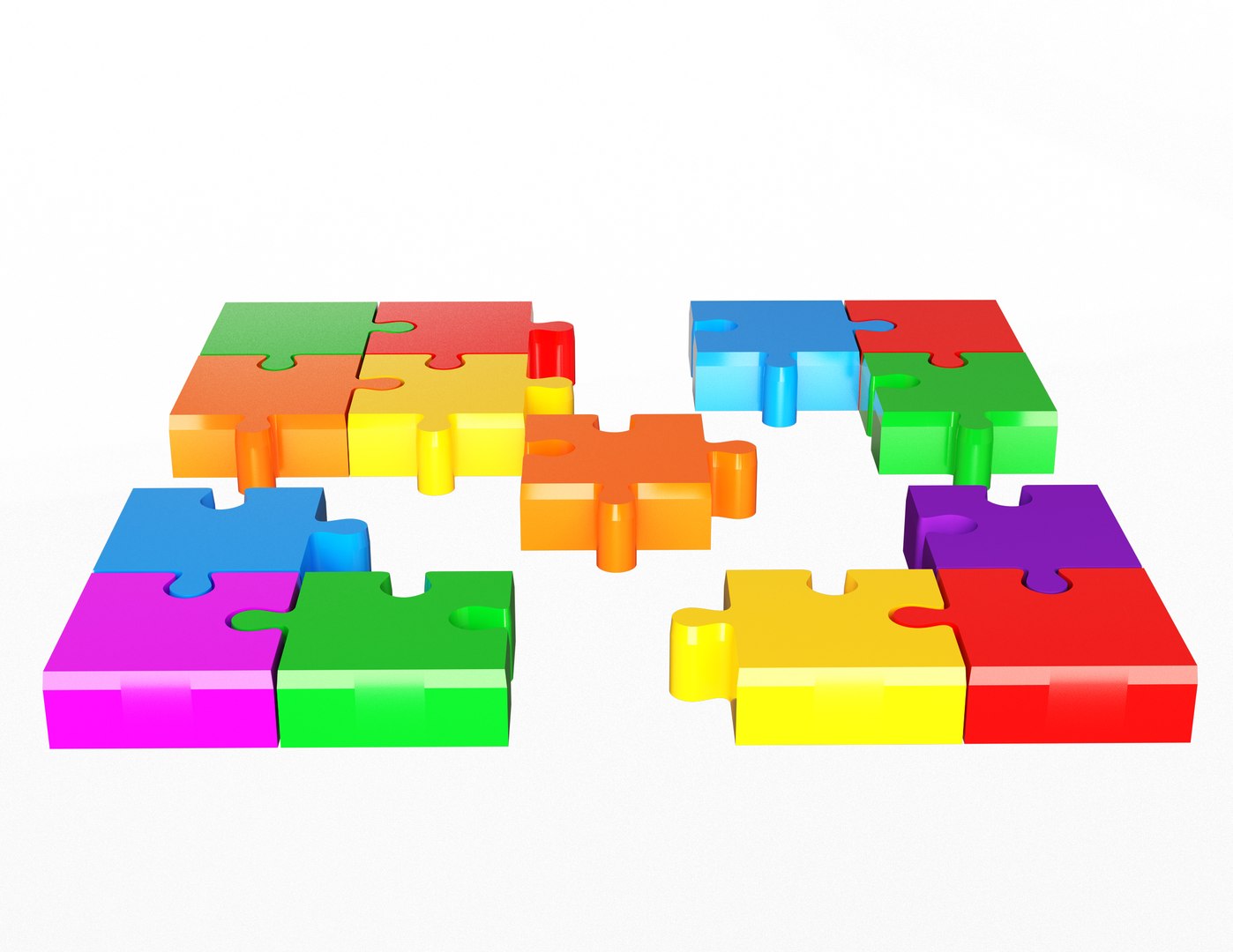 3D Jigsaw Puzzle 03 - TurboSquid 1744668