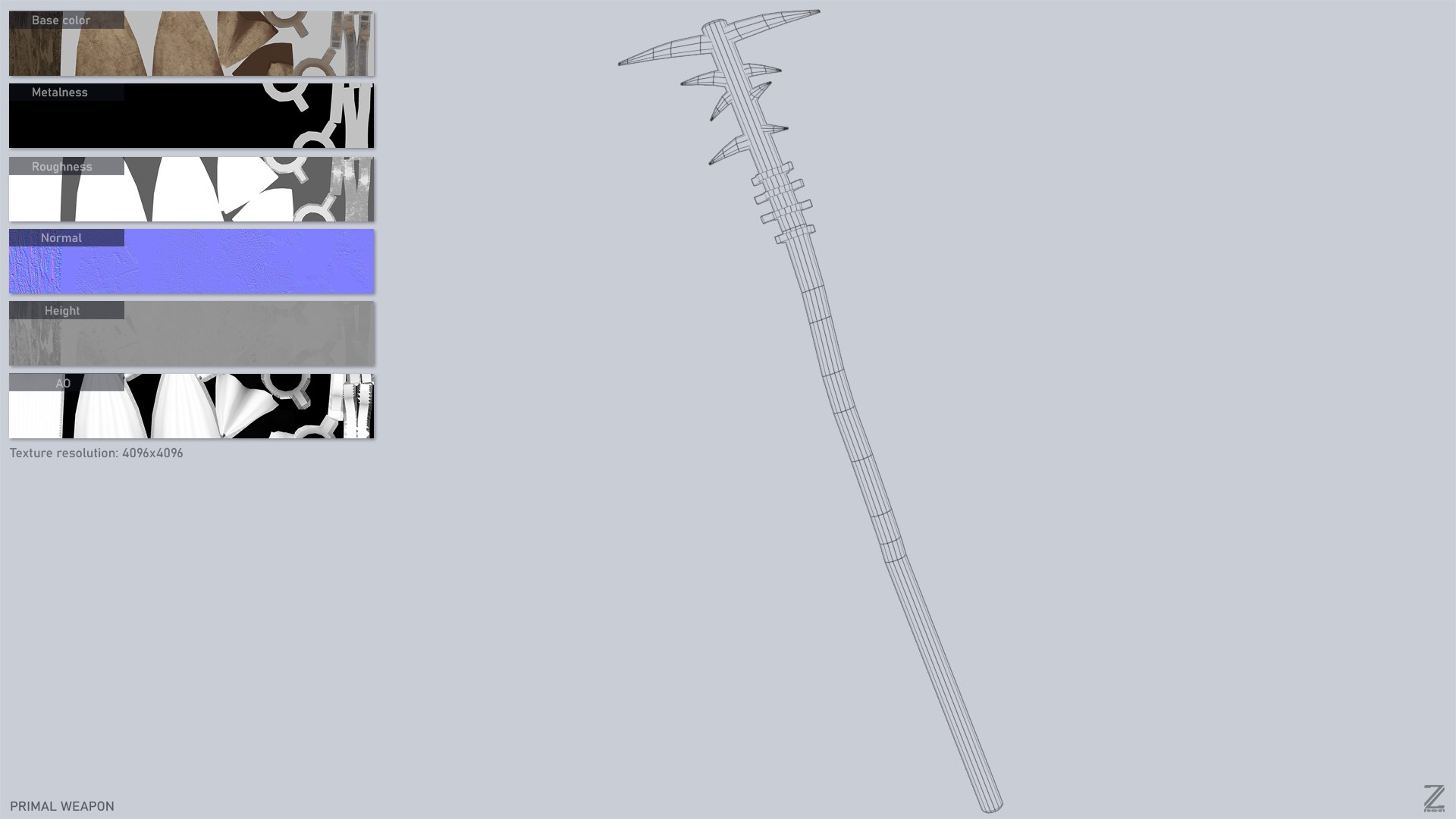 3D Primal Weapon Collection - TurboSquid 2216599