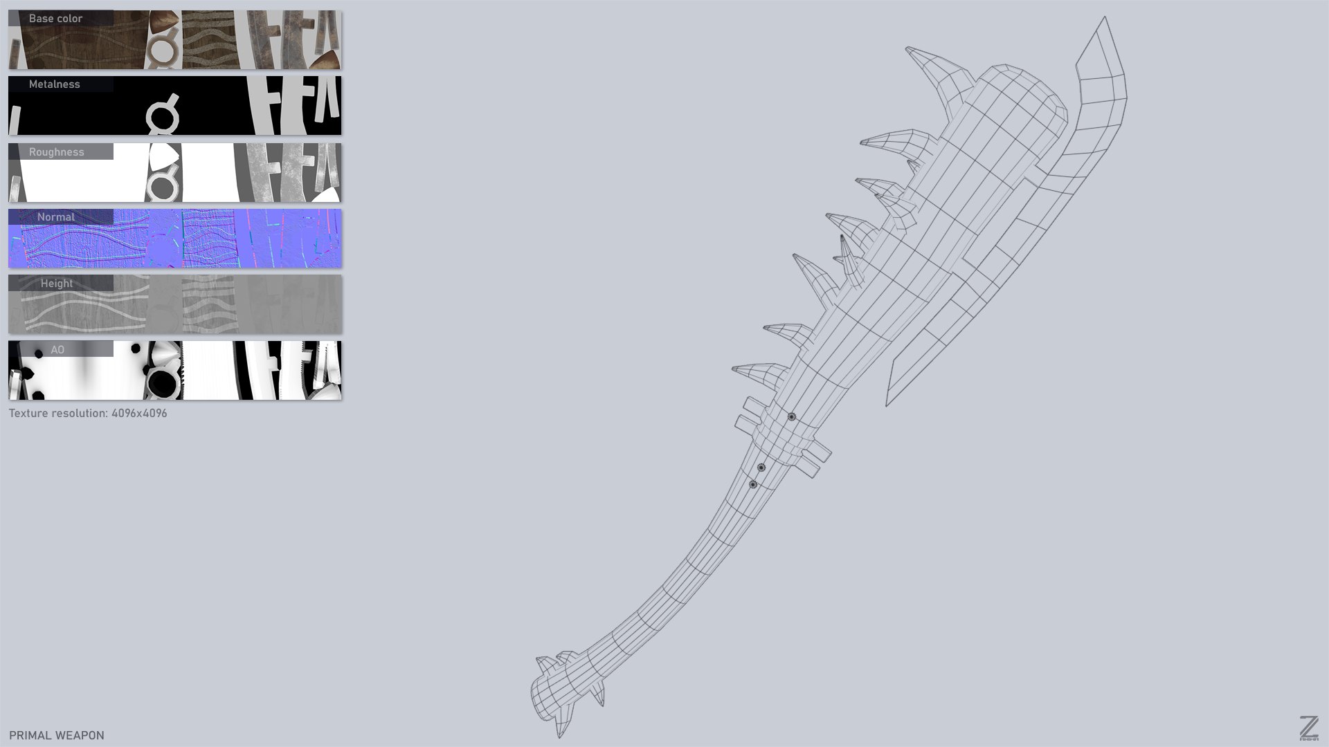 3D Primal Weapon Collection - TurboSquid 2216599