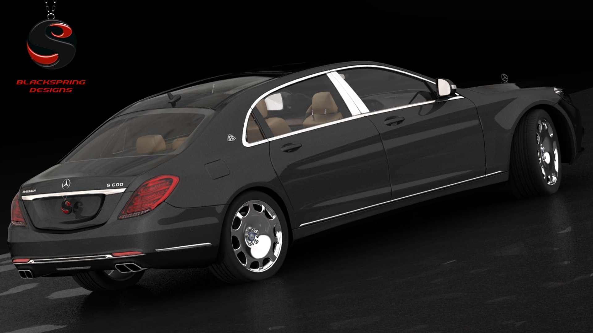 Mercedes-benz Maybach S600 2015 3d Dwg