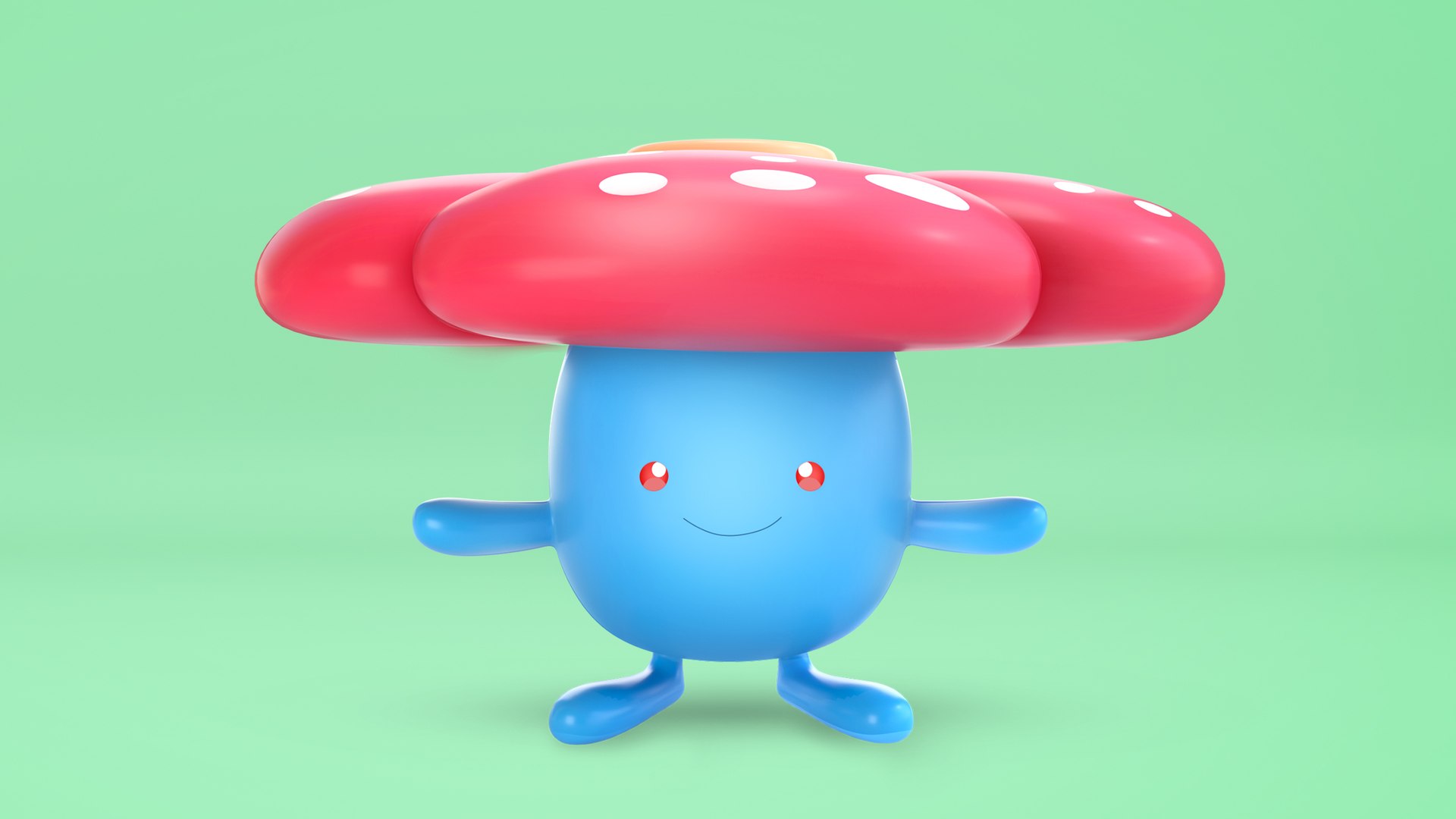 3D model Pokemon Oddish EVOLUTIONS Low-poly - TurboSquid 2100186