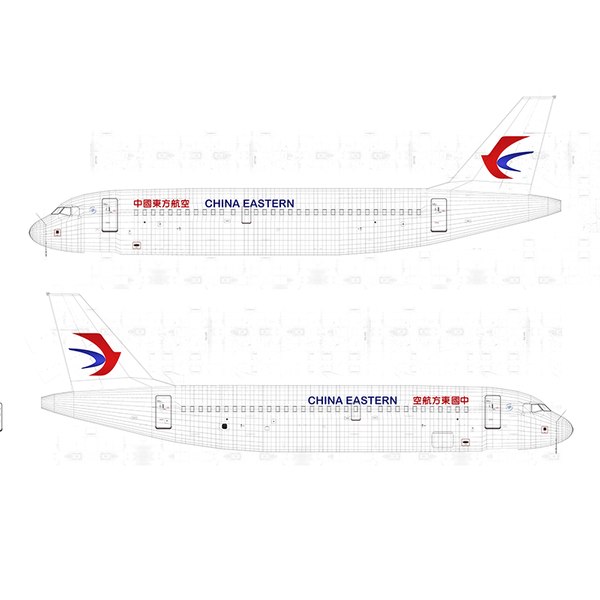 3D Airbus A319-100 CHINA Eastern Airlines L1415 model - TurboSquid 1751430