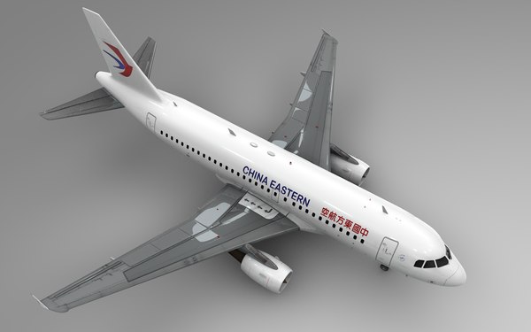 3D Airbus A319-100 CHINA Eastern Airlines L1415 model - TurboSquid 1751430
