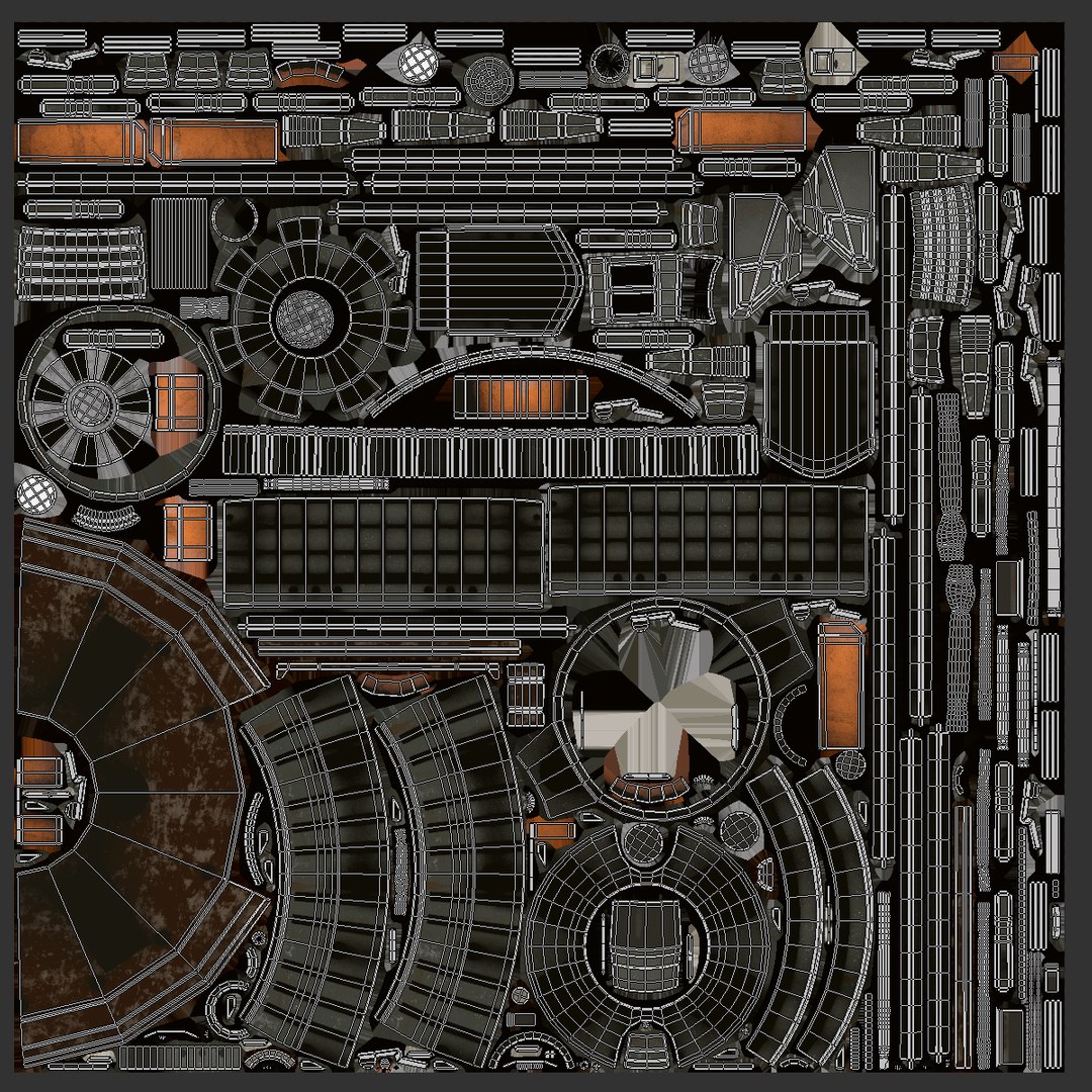 3D Sci-Fi Steampunk Reactor PBR Model - TurboSquid 2009631