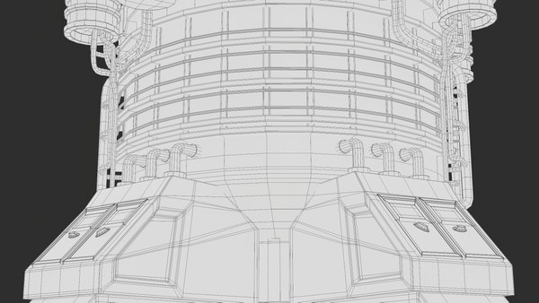 Sci-Fi-Steampunk-Reaktor PBR 3D-Modell - TurboSquid 2009631
