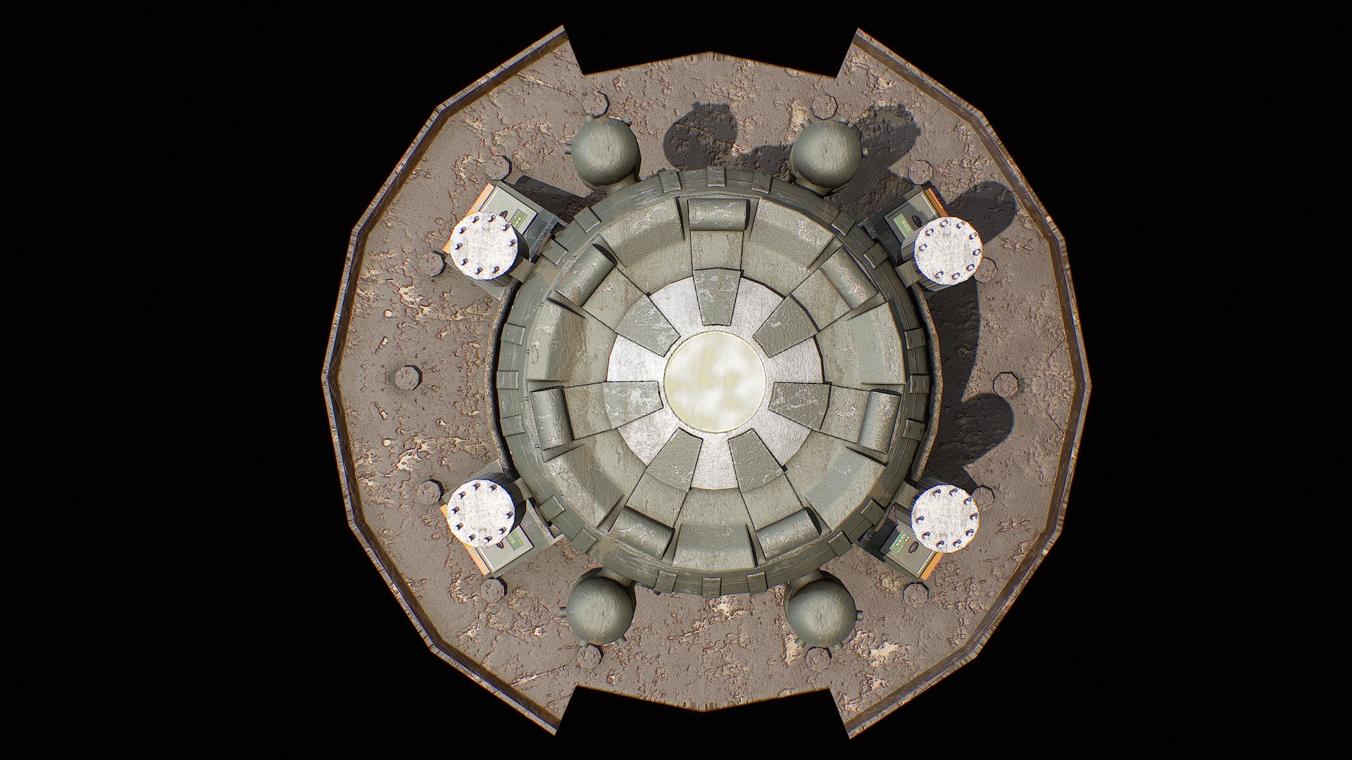 3D Sci-Fi Steampunk Reactor PBR Model - TurboSquid 2009631